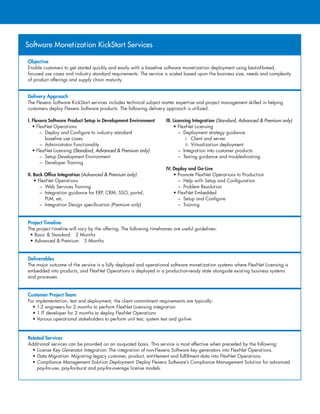 Software Monetization KickStart | PDF | Logistics | Business