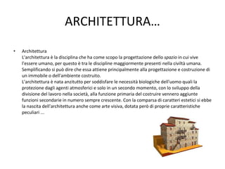 Software nell' architettura | PPT