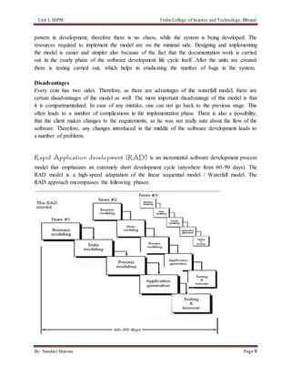 Notes of Software engineering and Project Management | DOCX