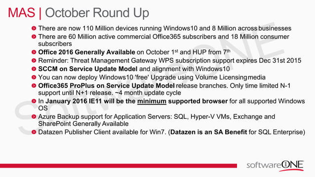SoftwareONE Microsoft Licensing Update and the Future of the Microsoft ...