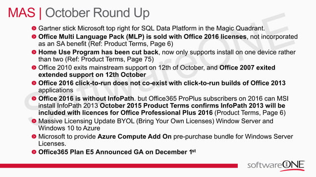 SoftwareONE Microsoft Licensing Update and the Future of the Microsoft ...