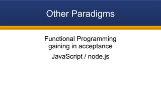 Software Paradigms | ODP