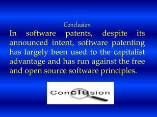 Software patenting issues in india and usa | PPTX