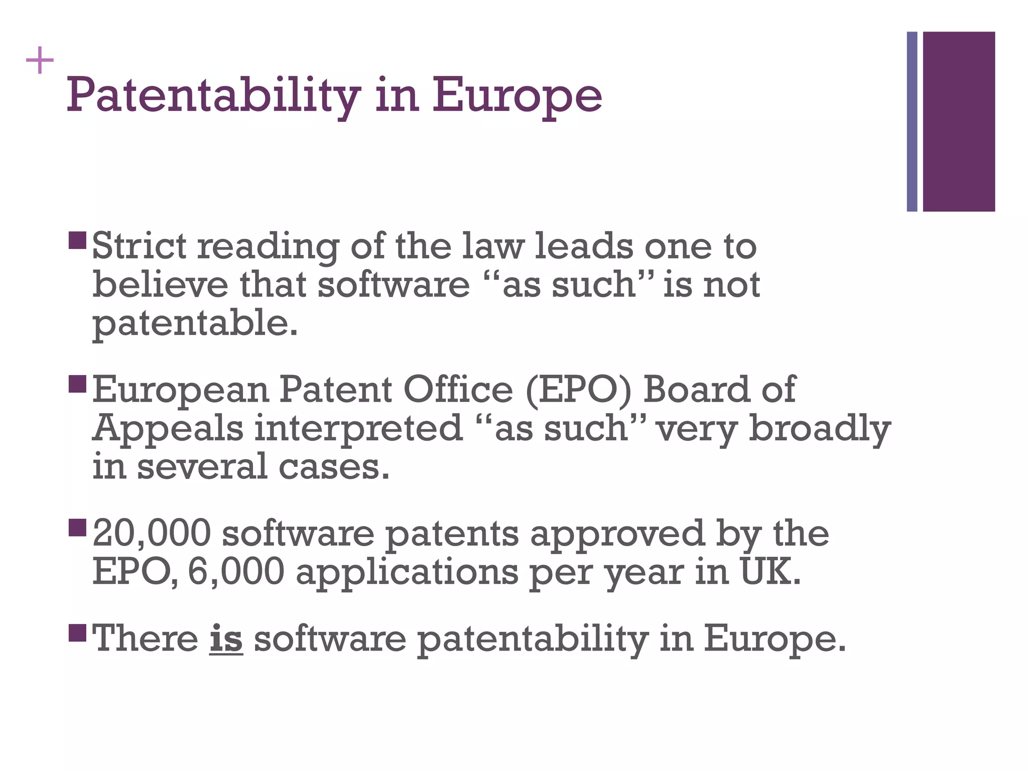 Software patents | PPT