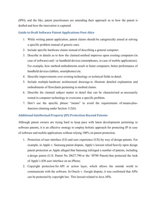 Software Patents in India - How to File a Patent Application | PDF ...