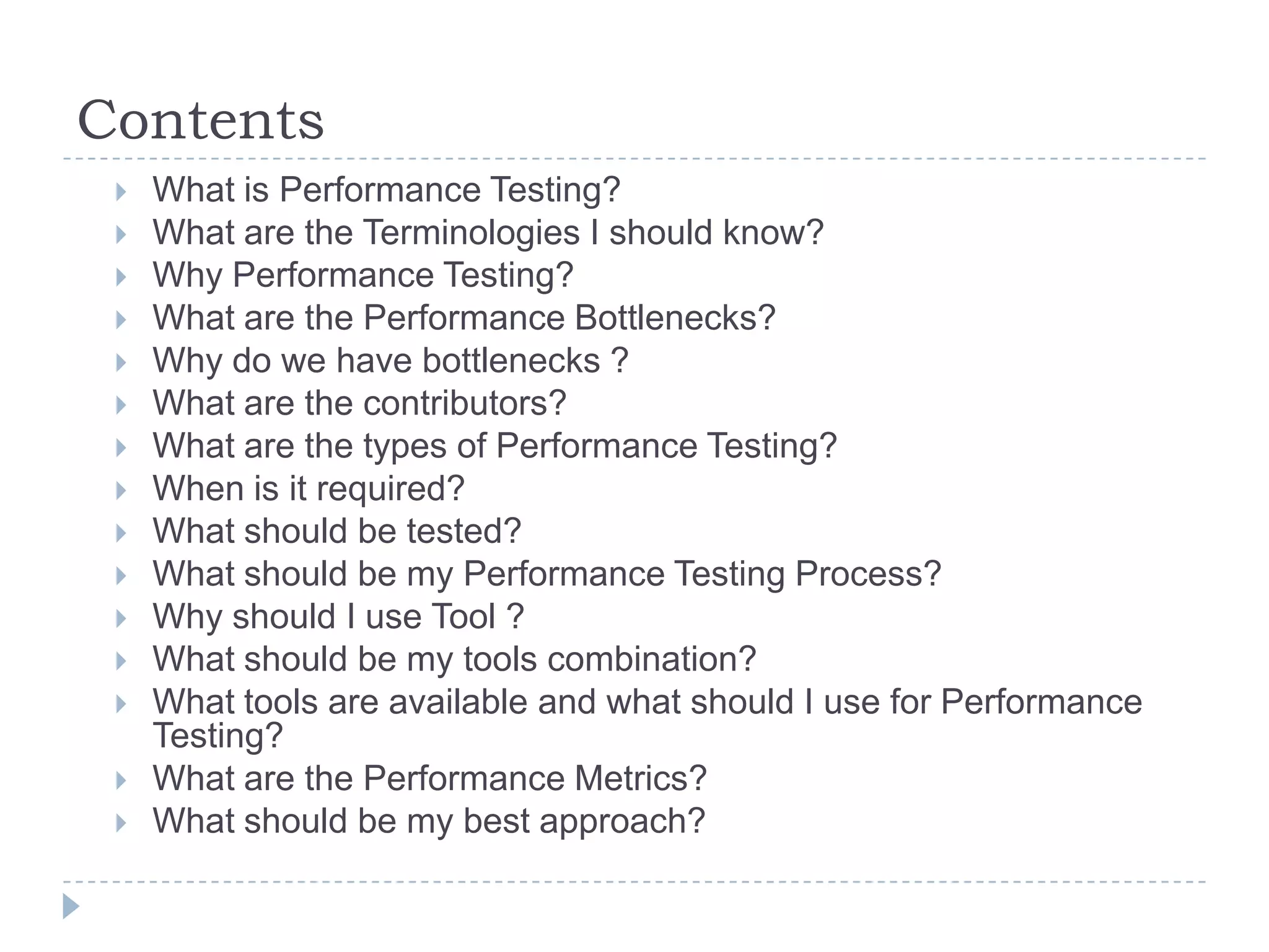Software Performance Testingoverview Ppt