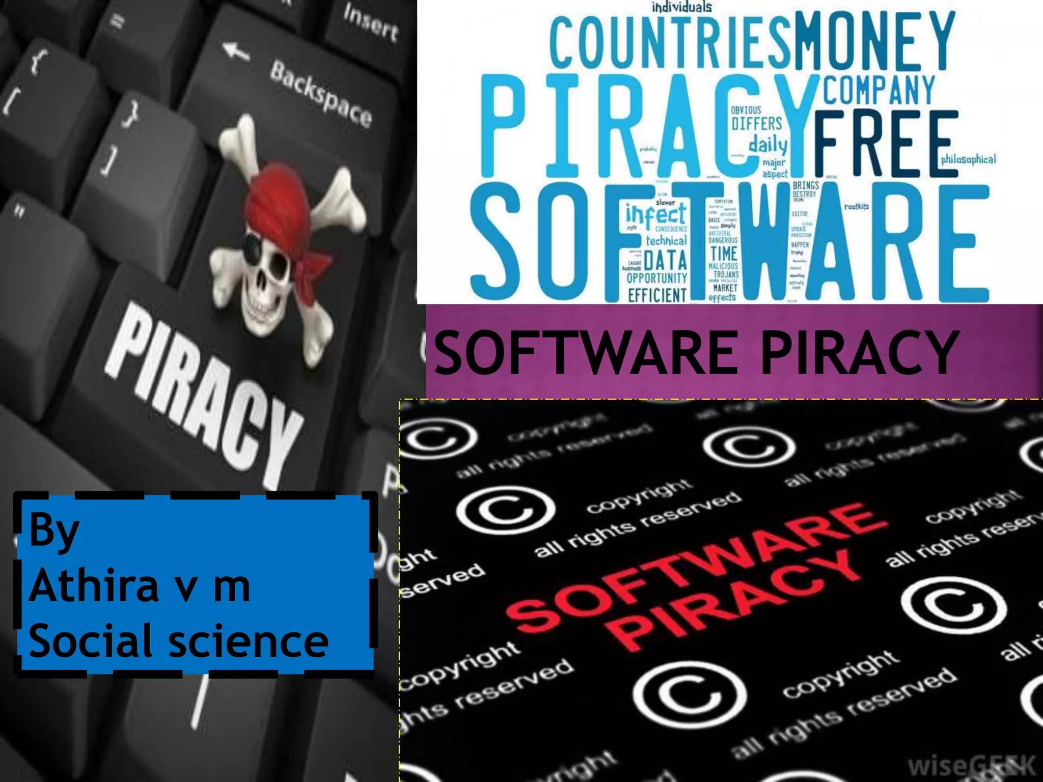 Software piracy athira | PPTX | Technology & Computing