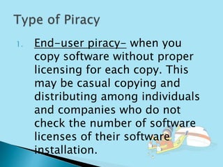 Software piracy Grade 6 | PPT