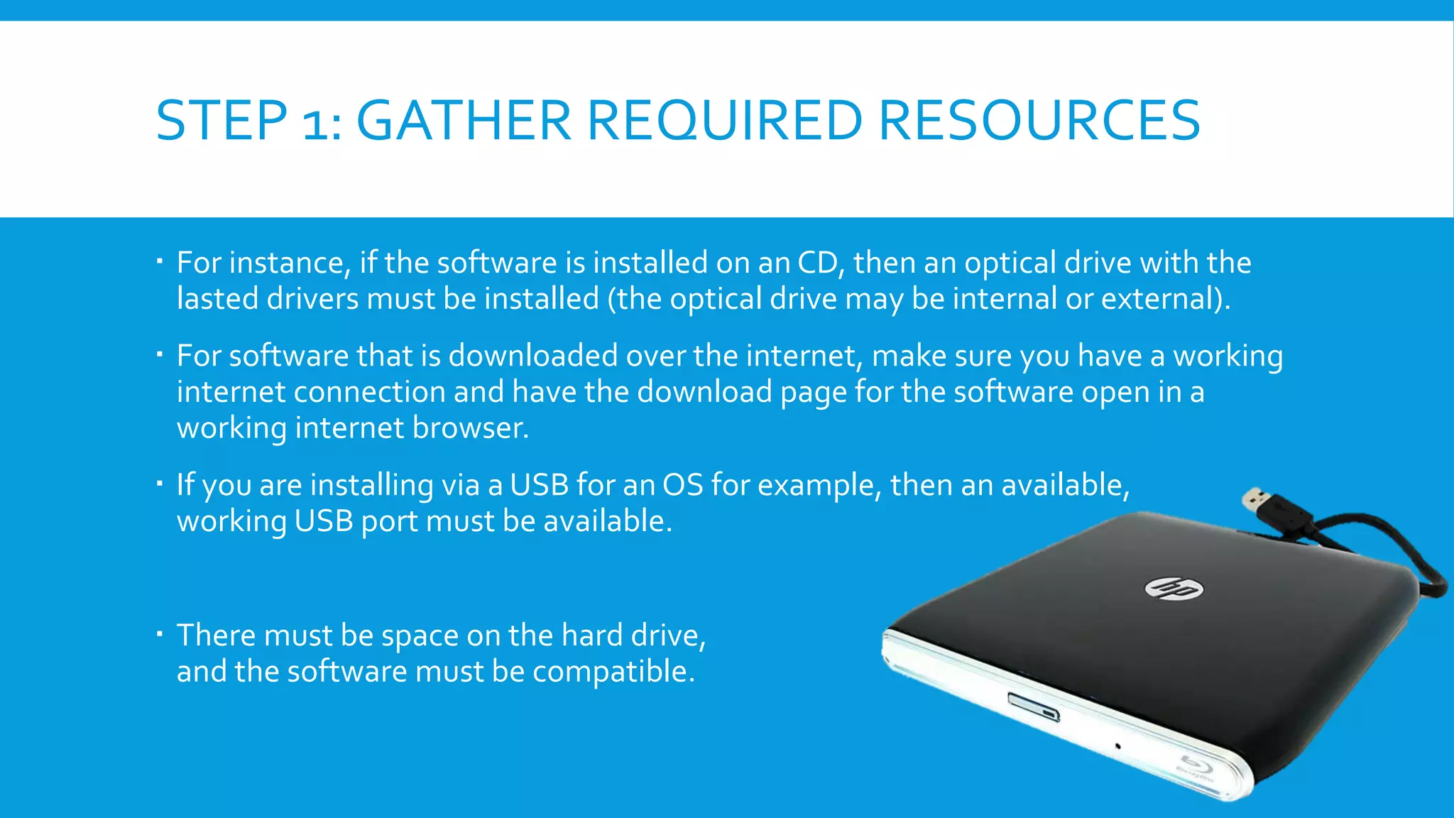 Software preparation | PPT