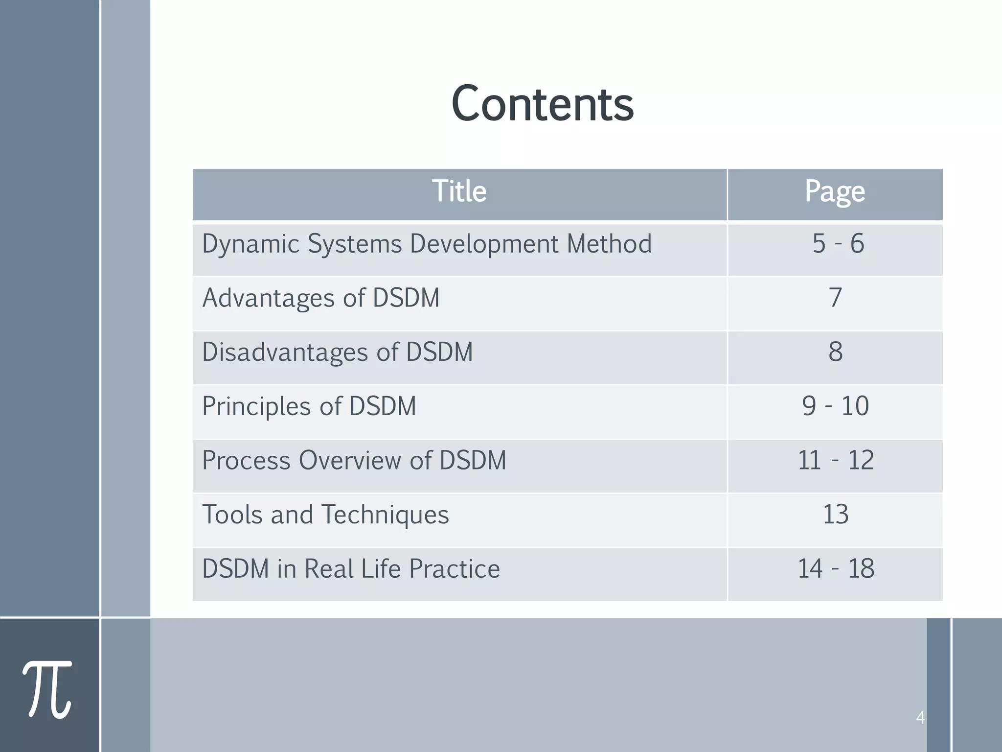 Dynamic Systems Development Method (DSDM) - Agile | PPSX