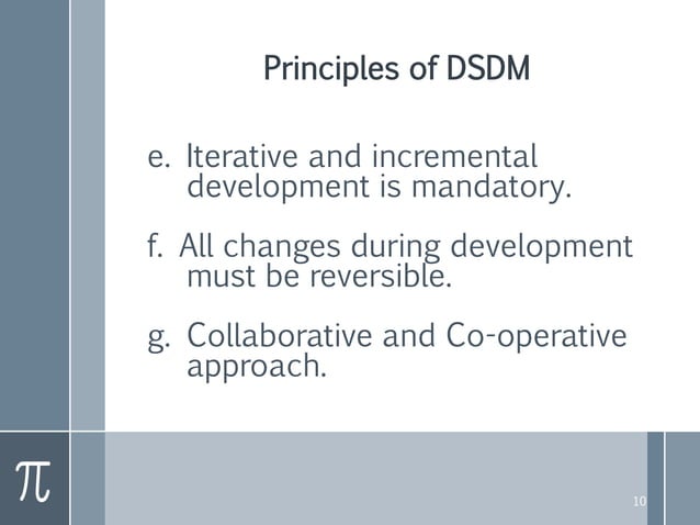 Dynamic Systems Development Method Dsdm Agile Ppsx
