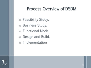 Dynamic Systems Development Method (DSDM) - Agile | PPSX
