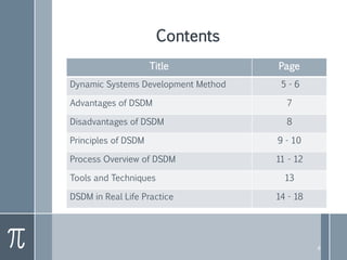 Dynamic Systems Development Method (DSDM) - Agile | PPSX