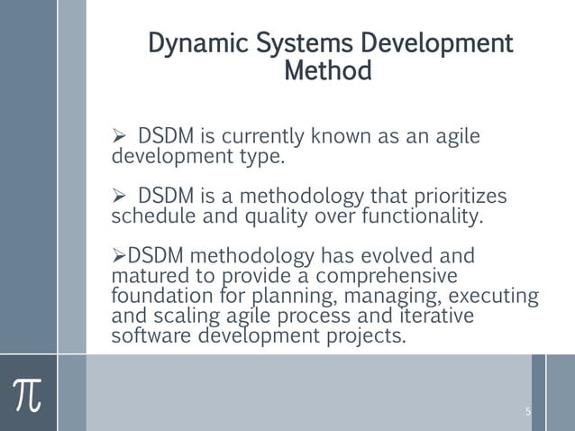 Dynamic Systems Development Method (DSDM) - Agile | PPSX