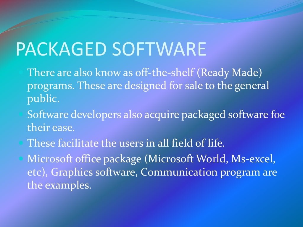 Software Presentation