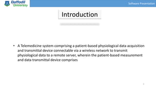 Telemedicine Software Presentation | PPT