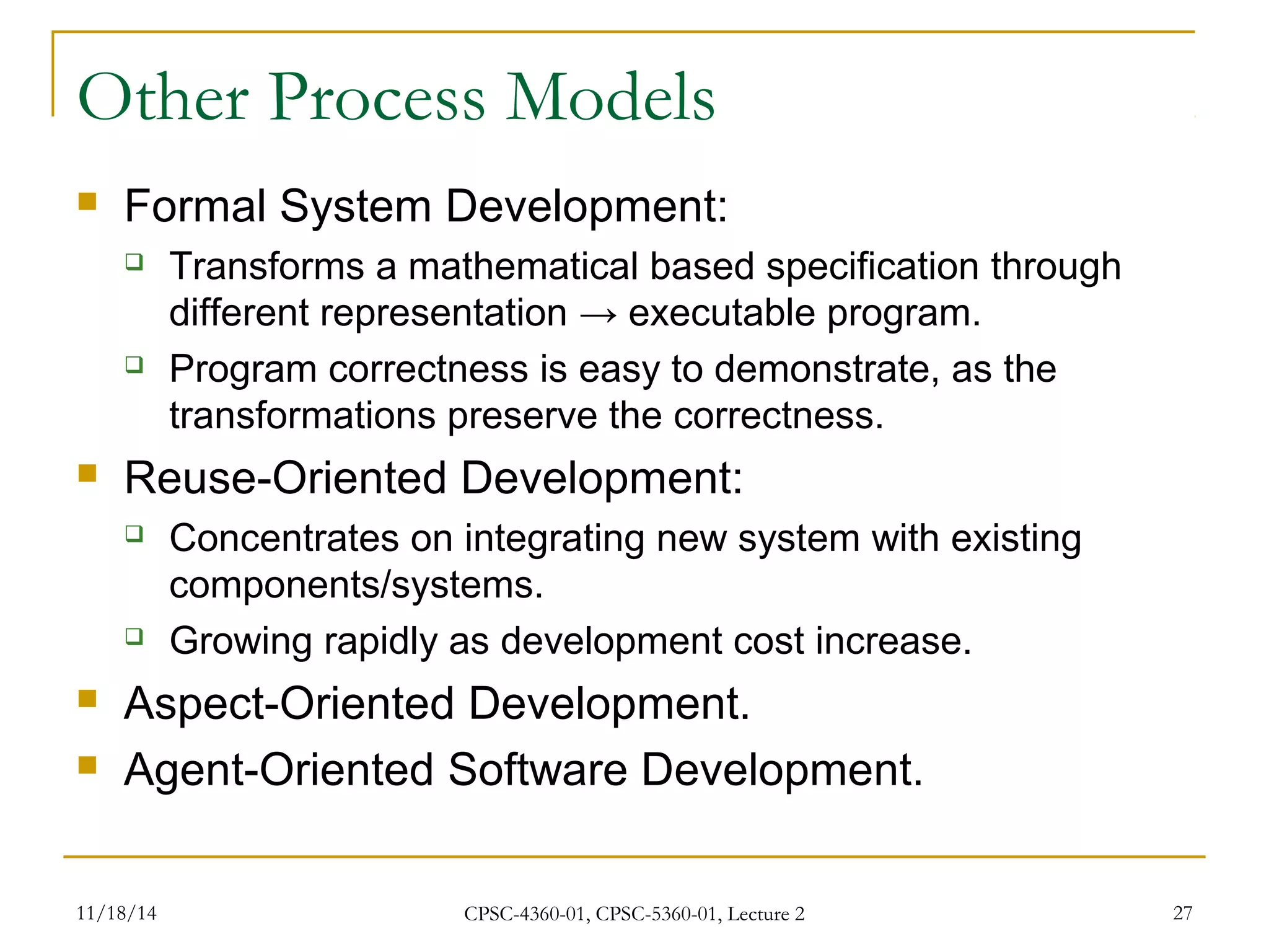 Software Process Models | PPT