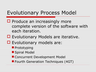Software process model | PPT | Computer Software and Applications ...