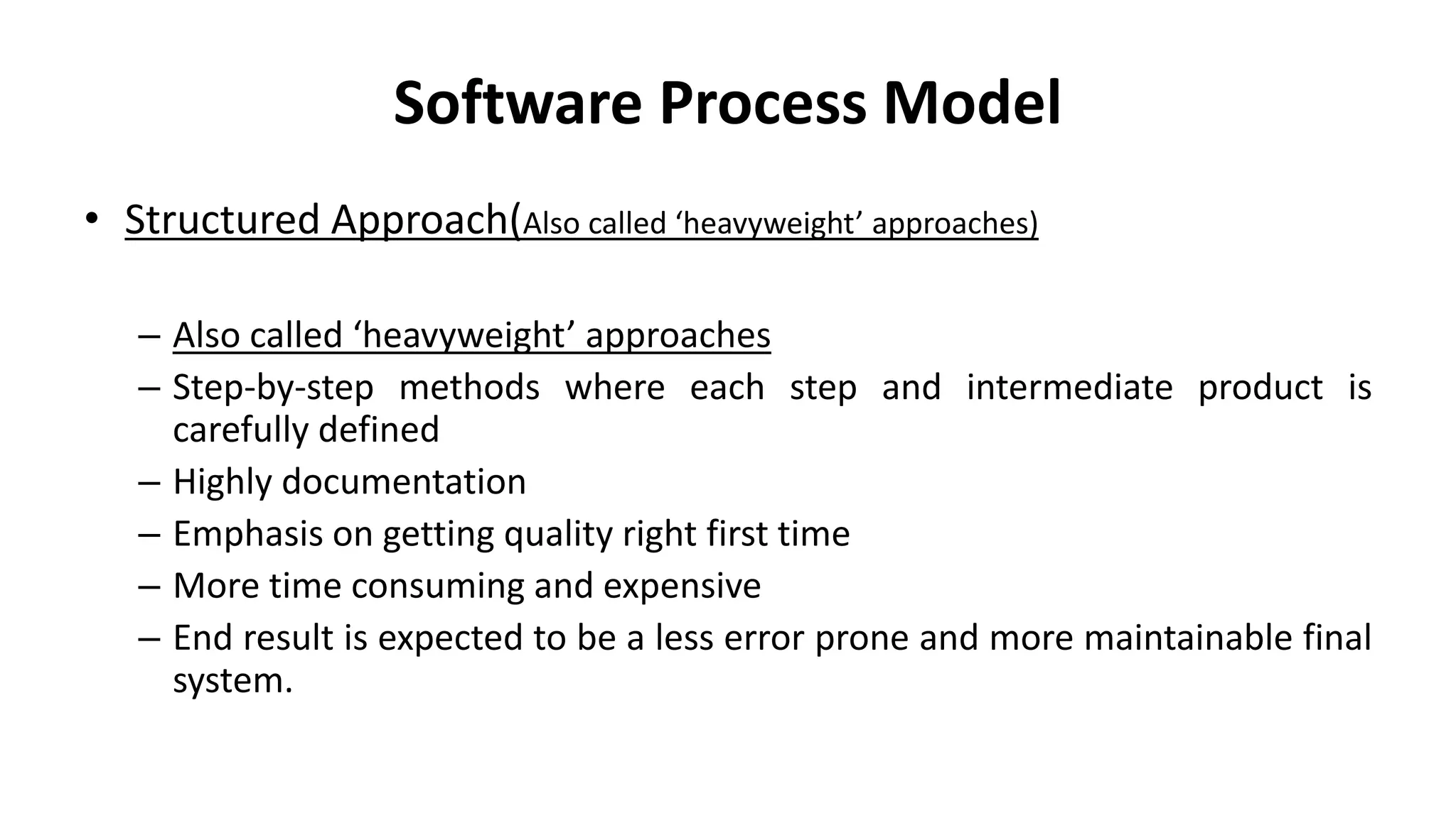 Software process models | PPTX | Computer Software and Applications | Computing