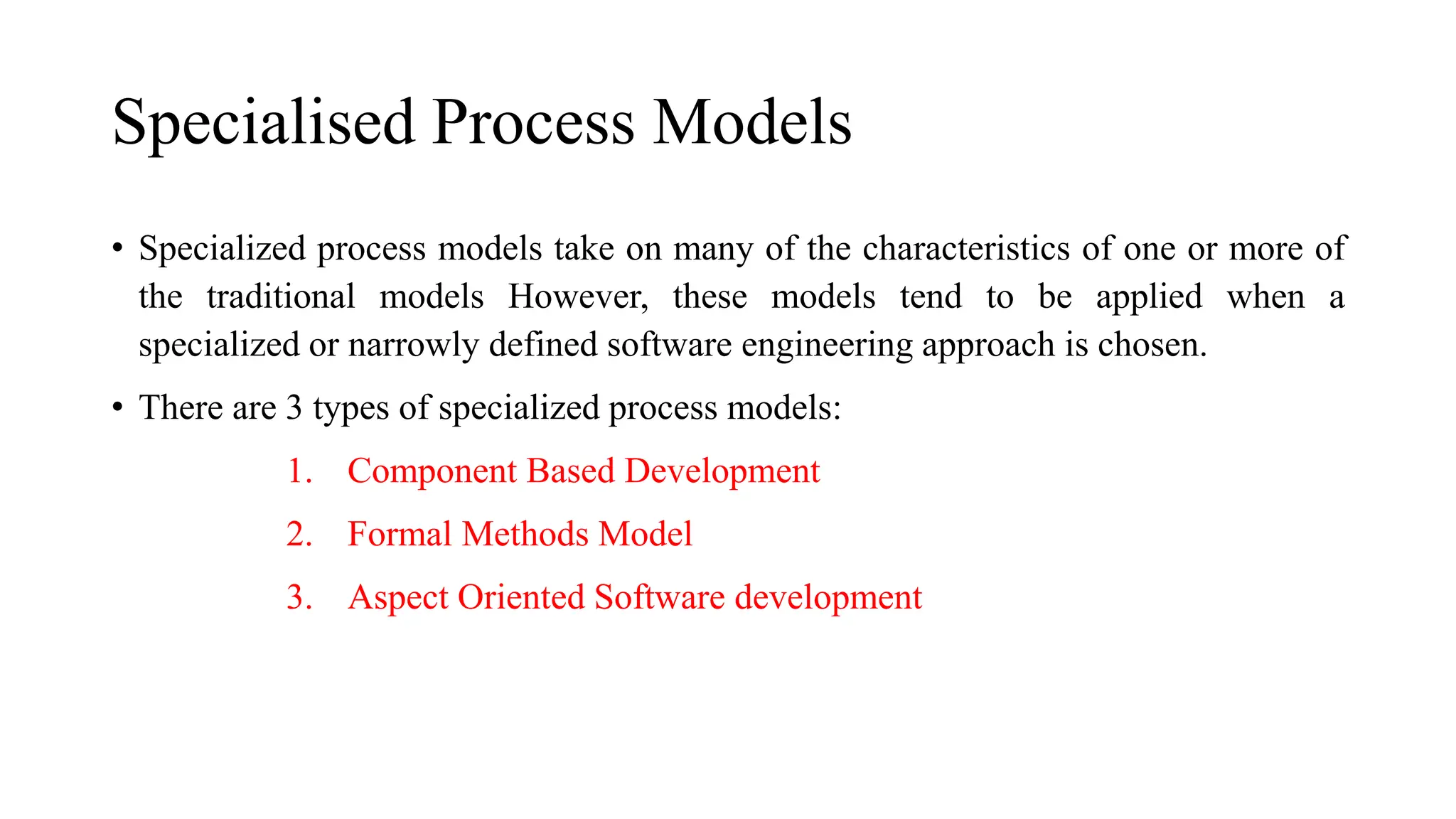 software engineering SOFTWARE PROCESS MODELS.pptx