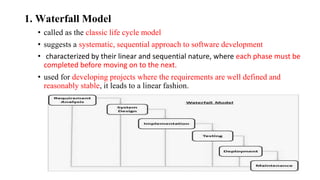 software engineering SOFTWARE PROCESS MODELS.pptx