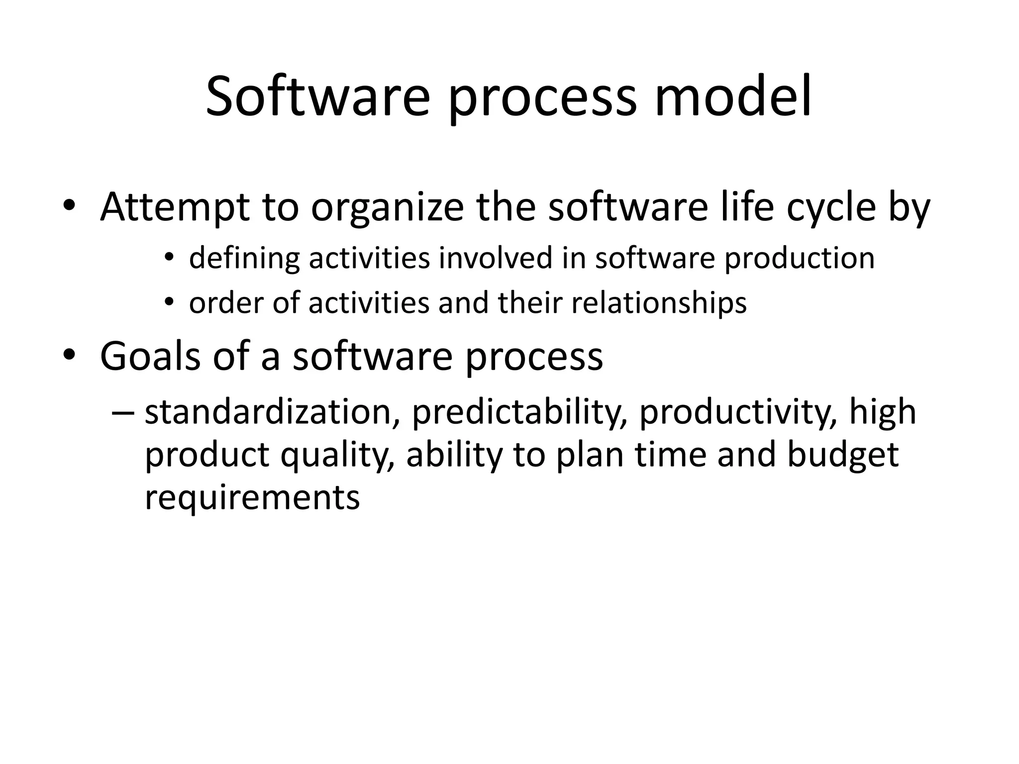 Software Process Models | PPTX