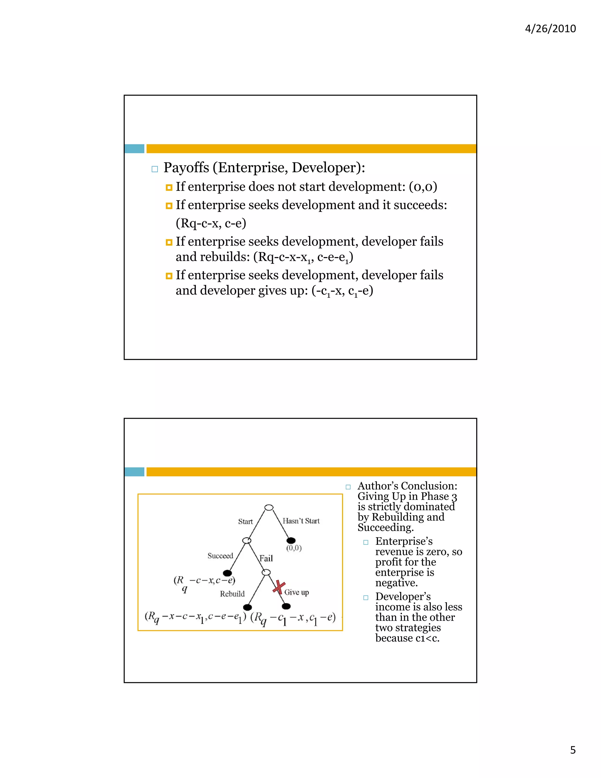 Software Procurement/Game Theory | PDF | Developmental Sites | Real Estate