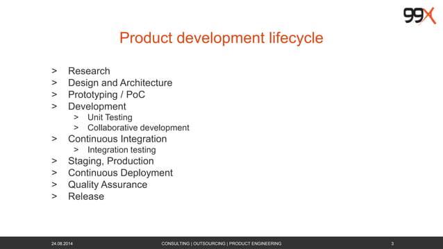 Software Product Engineering Life-cycle | PPT