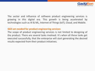 Software Product Engineering Services | PPT