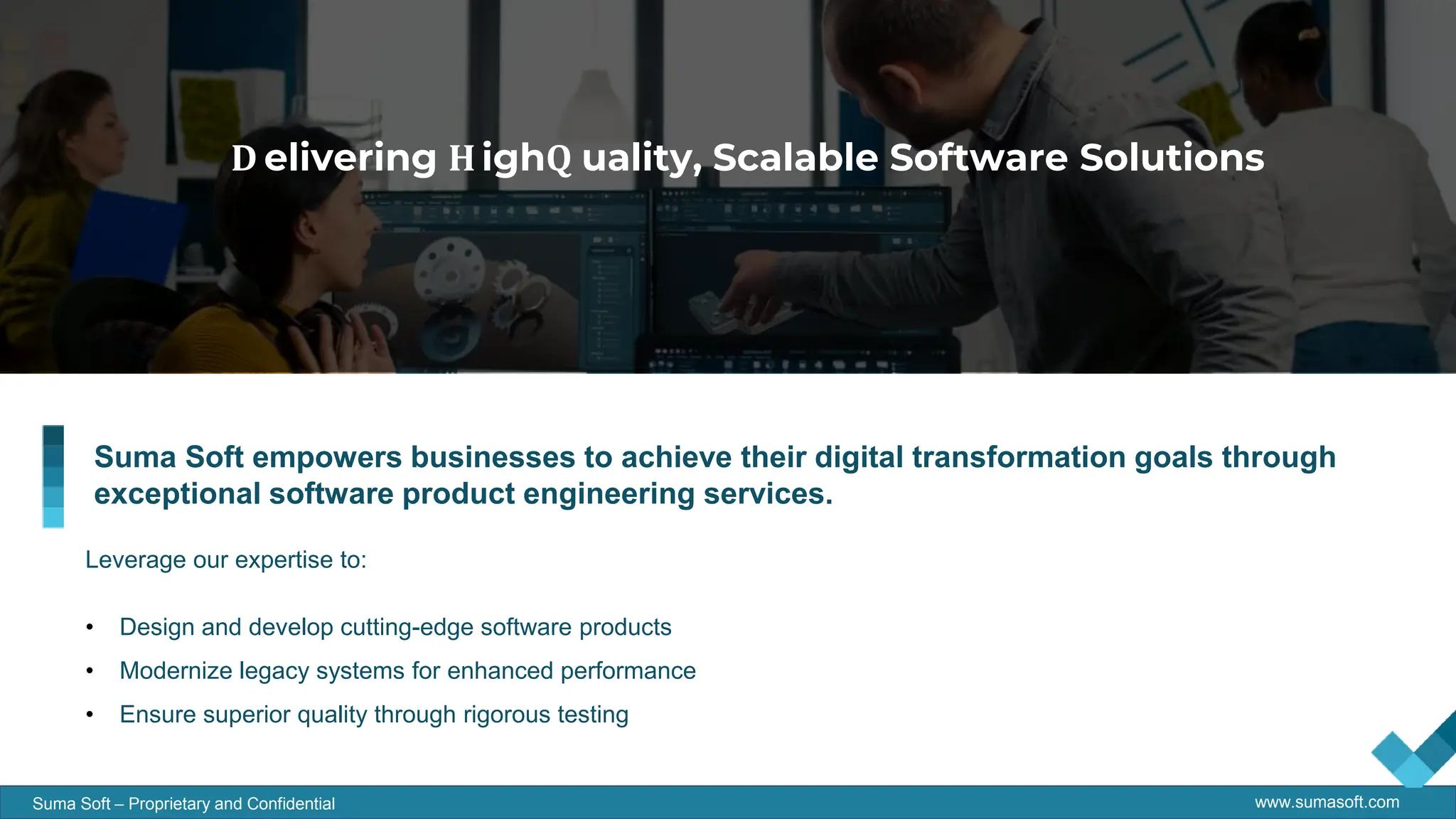 software product engineering services by Suma soft | PPT