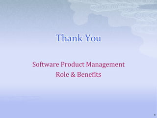 Software Product Management | PPTX