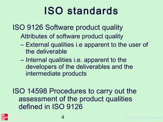 Software product quality | PPT