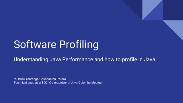 Software Profiling: Understanding Java Performance and how to profile in Java | PDF ...