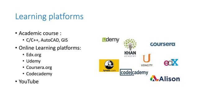 Software & programming languages for undergraduate students (Ag. Engg ...