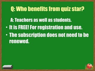 Software project quiz star | PPT