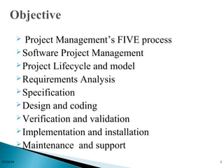 Software project management | PPT