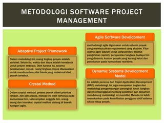 Software project management | PPTX