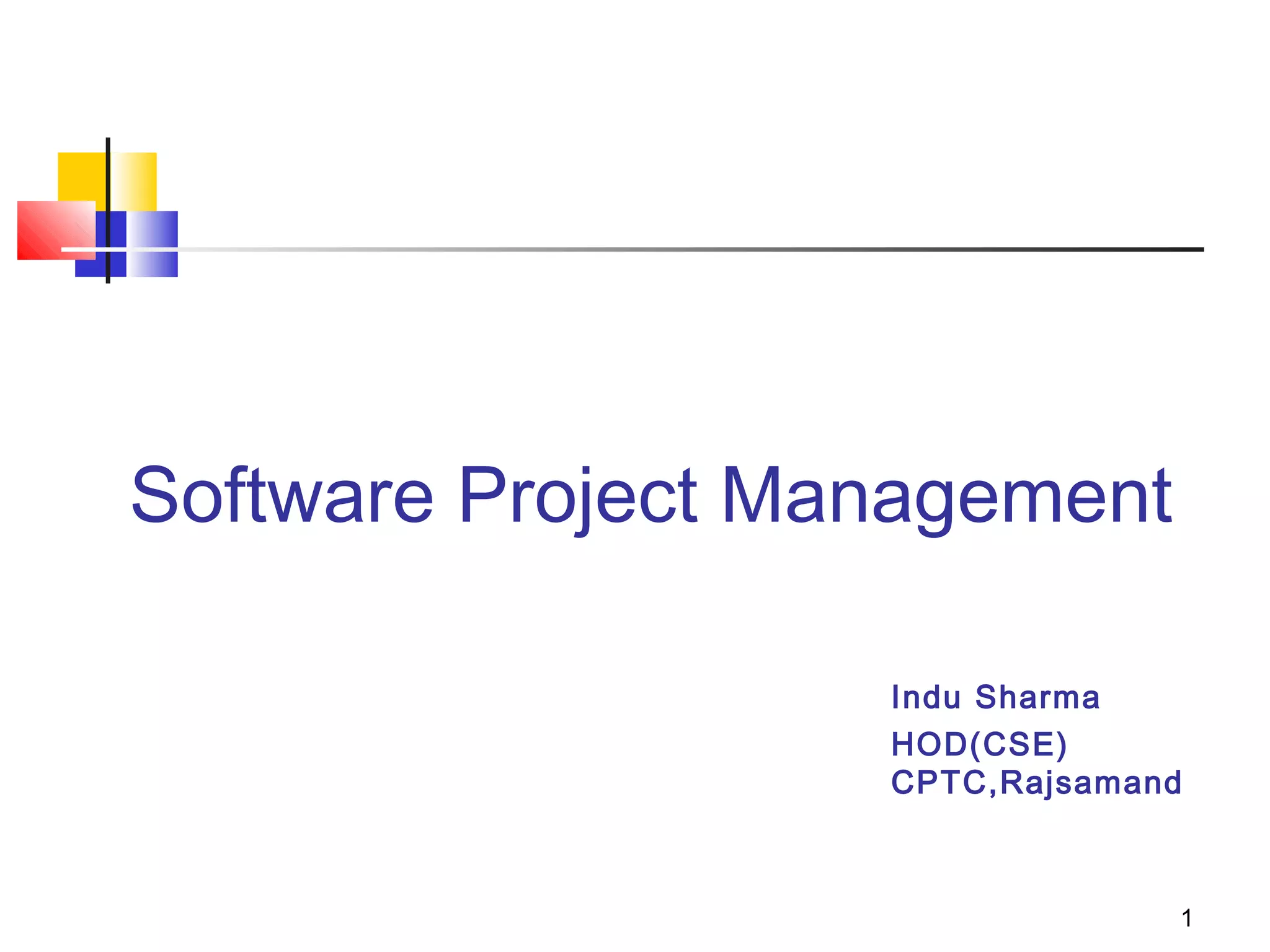 Software project management | PPT