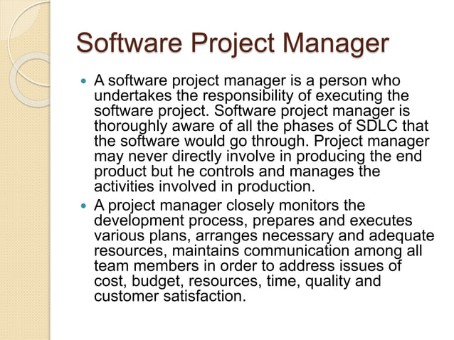 Software project management- Software Engineering | PPTX | Business ...