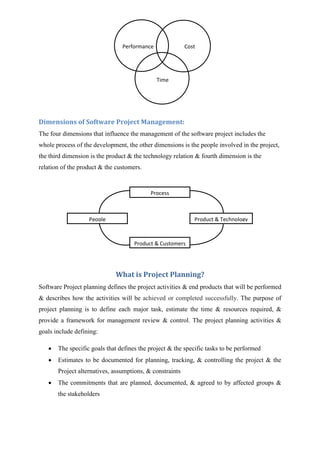 Software Project Management | An Overview of the Software Project ...