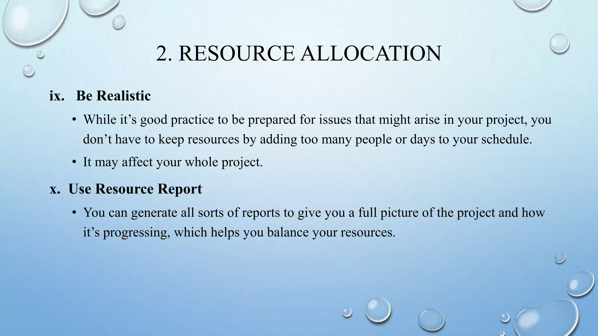 Project Resource Allocation | PPTX
