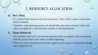 Project Resource Allocation | PPTX