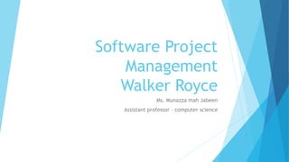 Model Based Software Architectures | PPTX