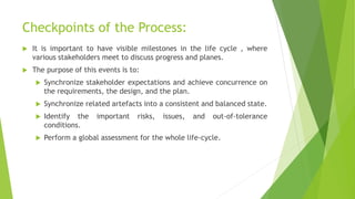 Checkpoints of the Process | PPTX