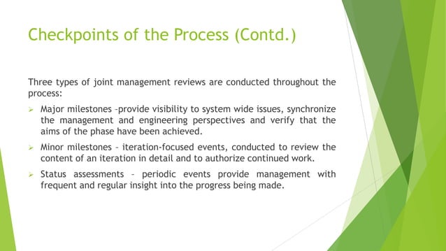 Checkpoints of the Process | PPTX
