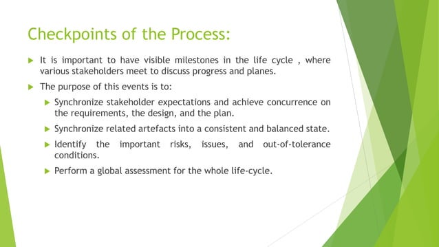 Checkpoints of the Process | PPT