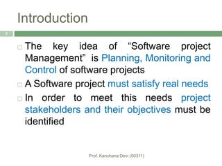 Software project management introduction | PPTX