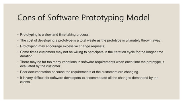 software Prototyping model | PPTX