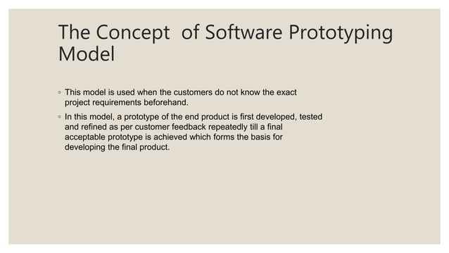 software Prototyping model | PPTX