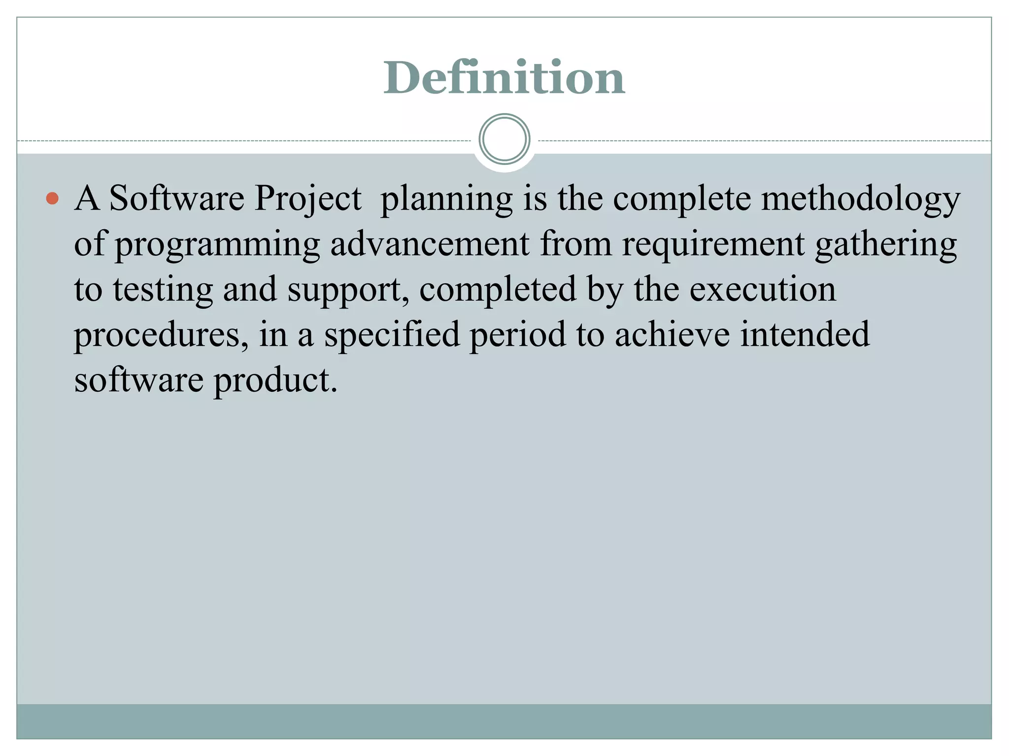 Software project planning | PPTX